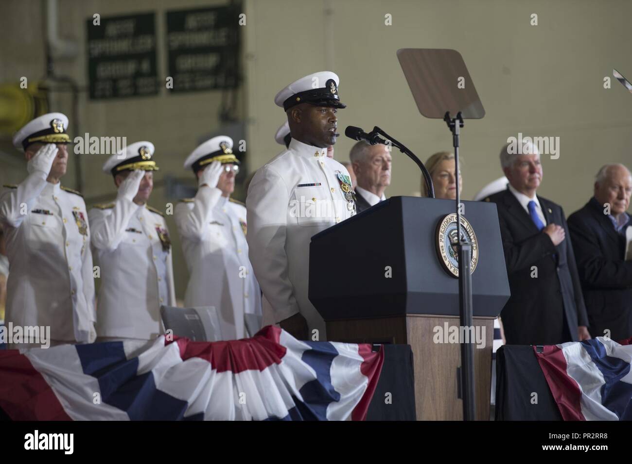 (July 22, 2017) Chief Yeoman Berwyn Tinnion, assigned to the aircraft ...