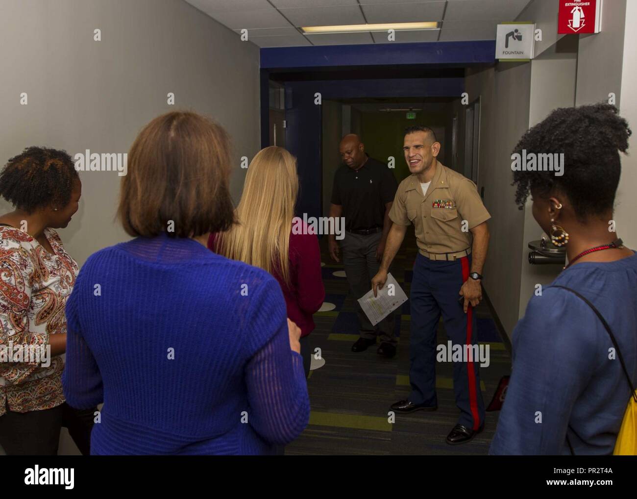 U.S. Marine Corps Maj. Alfred Jimenez, an aviation logistics officer ...
