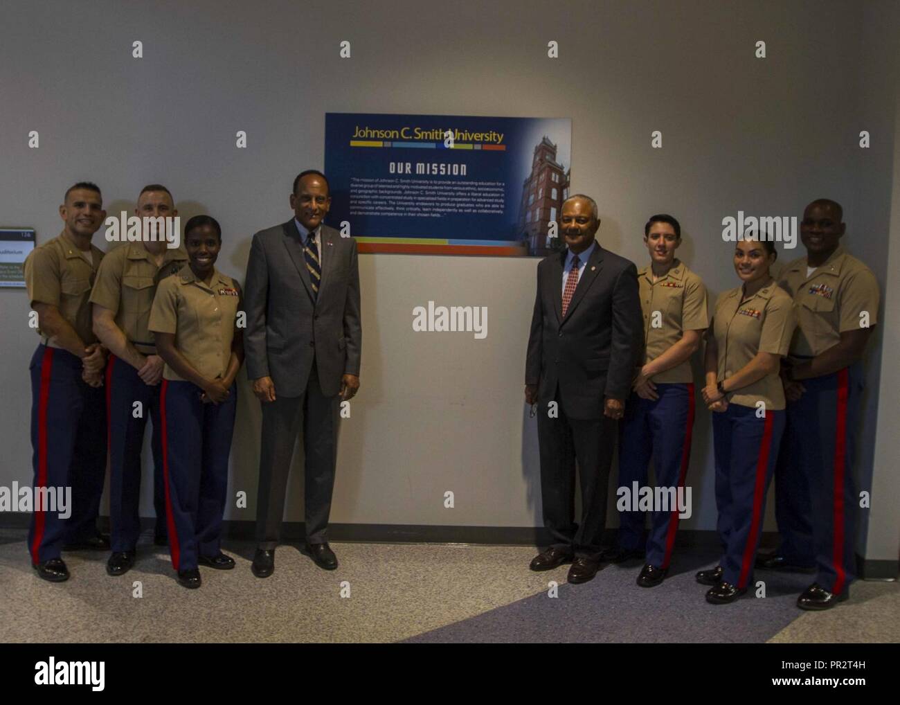 Larry D. Hall, left, and Dr. Kenneth D. Dunn, a retired U.S. Marine ...