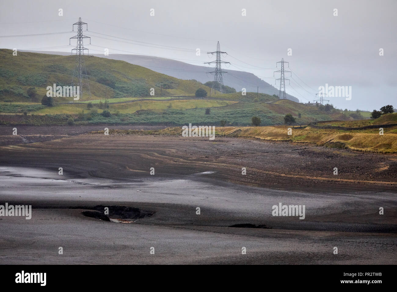 A628 Woodhead Pass Manchester to Barnsley/Sheffield, Woodhead Reservoir ...