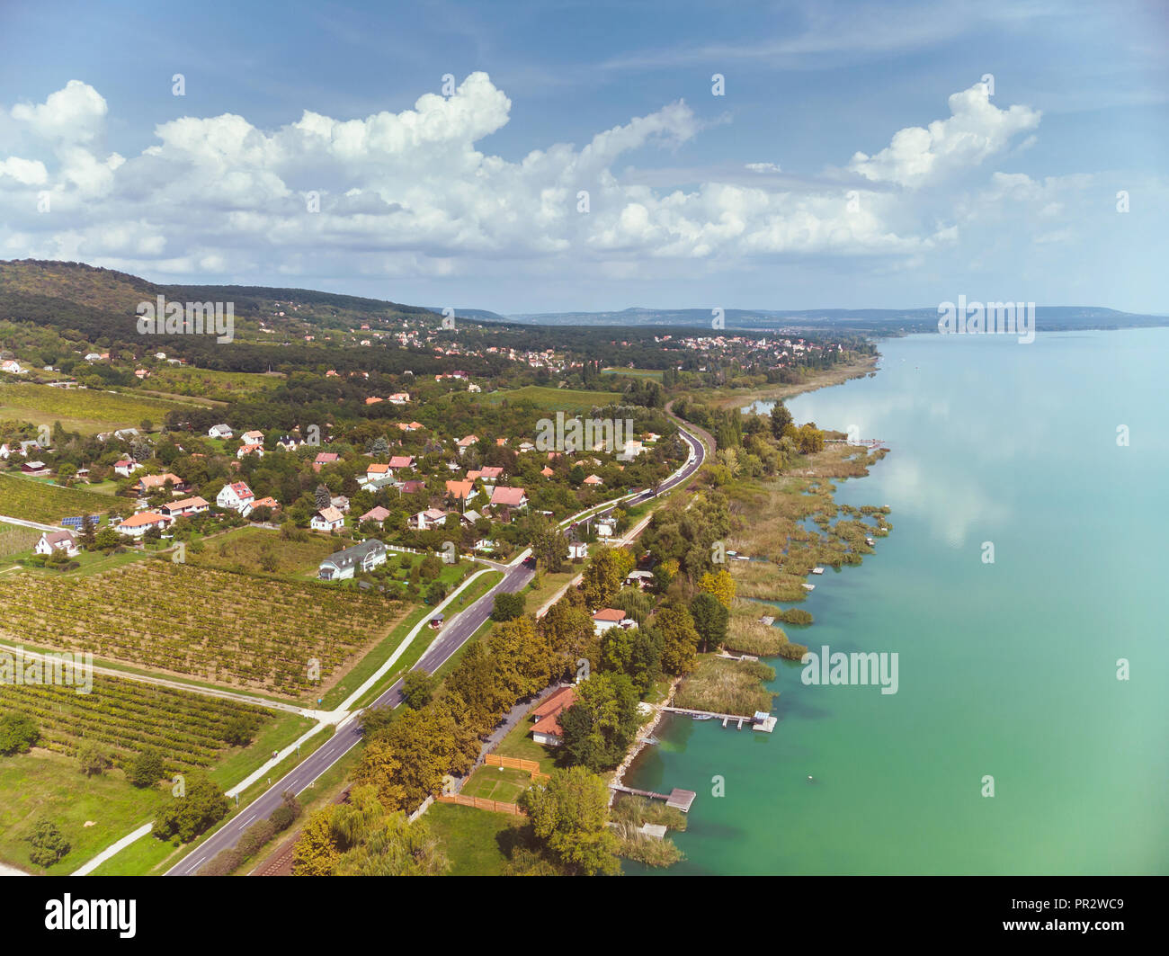 Balaton aerial hi-res stock photography and images - Alamy