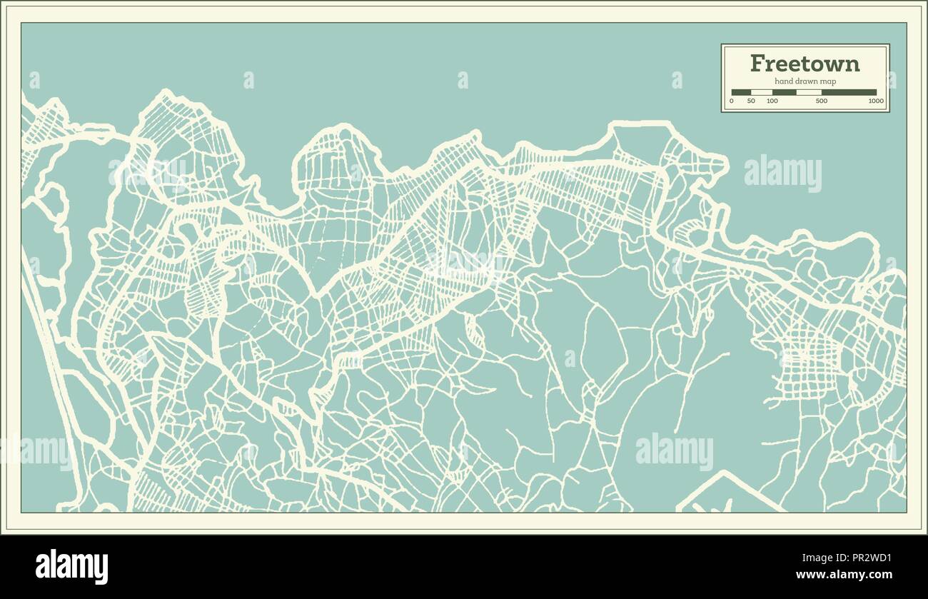 Sierra leone map in Stock Vector Images - Alamy