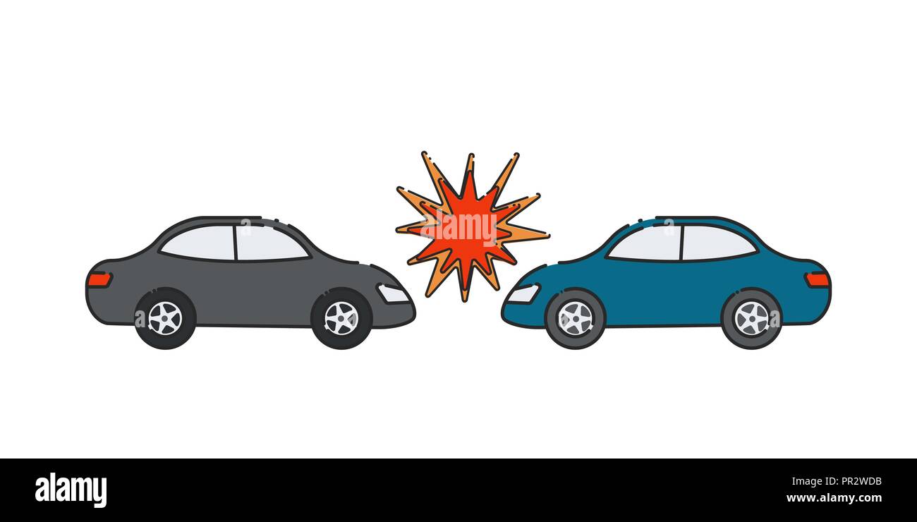 Car insurance. Danger on the road. Abstract infographics. Vector ...