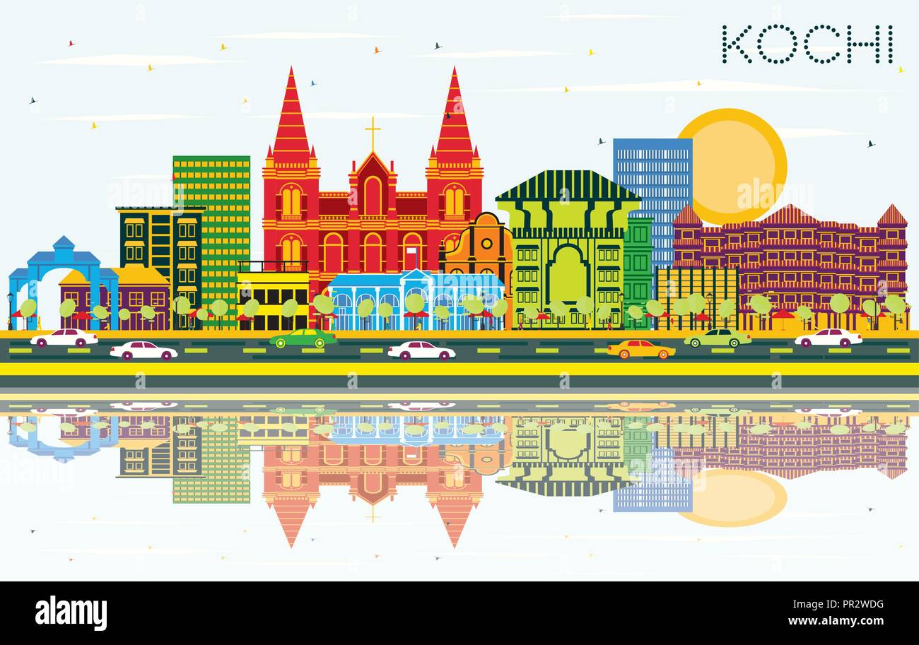Kochi kerala Stock Vector Images - Alamy
