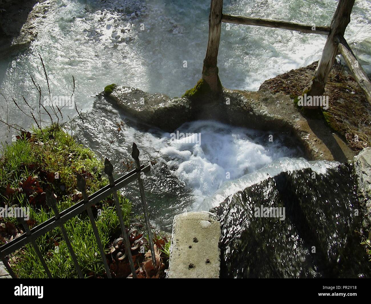 Pozar Thermal Baths Aridaia Greece Stock Photo - Alamy