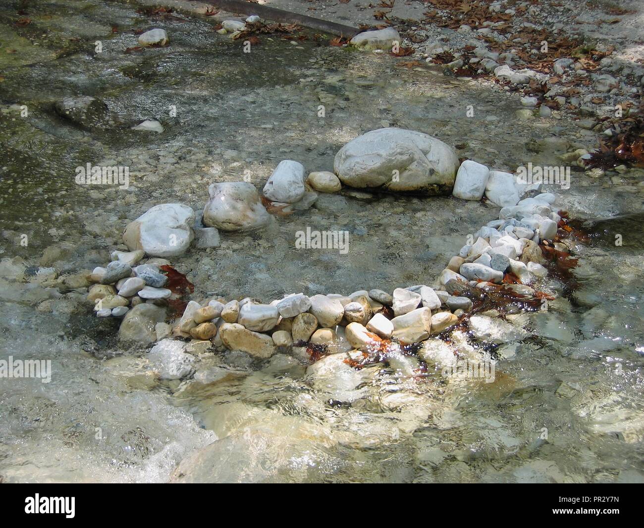 Pozar Thermal Baths near Edessa Greece Europe Stock Photo - Alamy