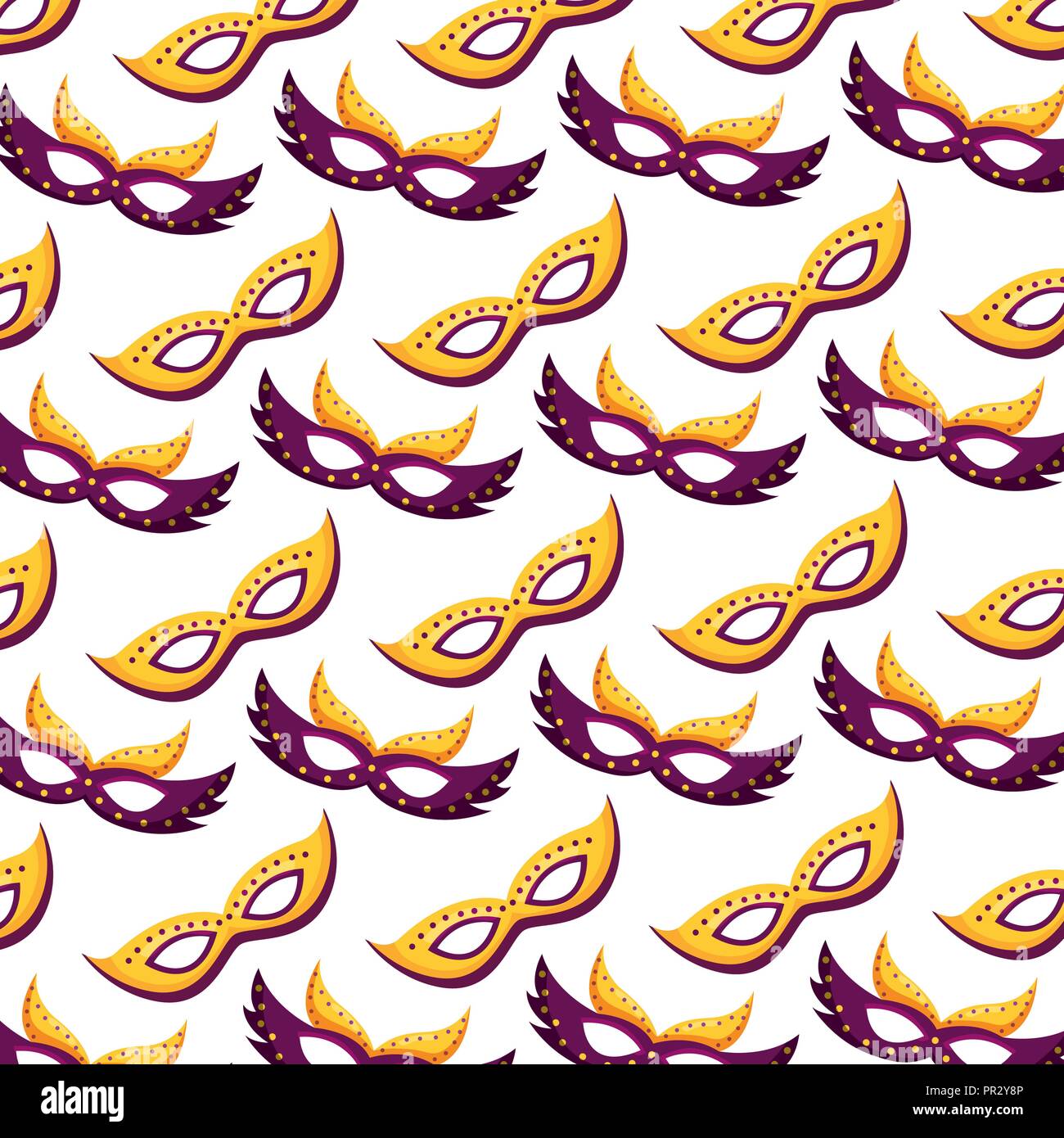 Vintage mardi gras masks Stock Vector Images - Alamy