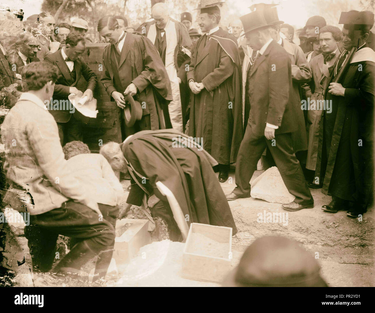 Balfour visit. 1925, Middle East, Israel and/or Palestine Stock Photo ...