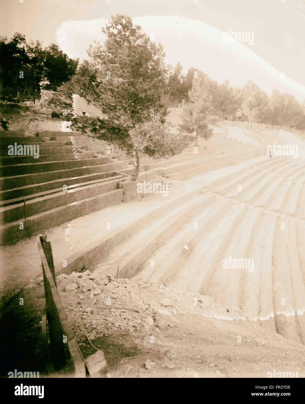 Amphitheatre on Mt. Scopus prior to opening of Hebrew University 1925 ...