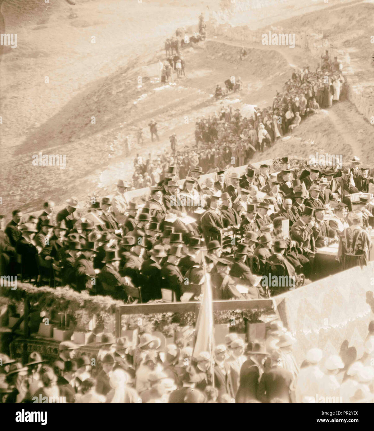 Balfour visit. 1925, Middle East, Israel and/or Palestine Stock Photo ...