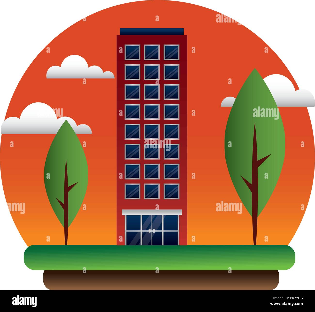 Exterior trees Stock Vector Images - Alamy