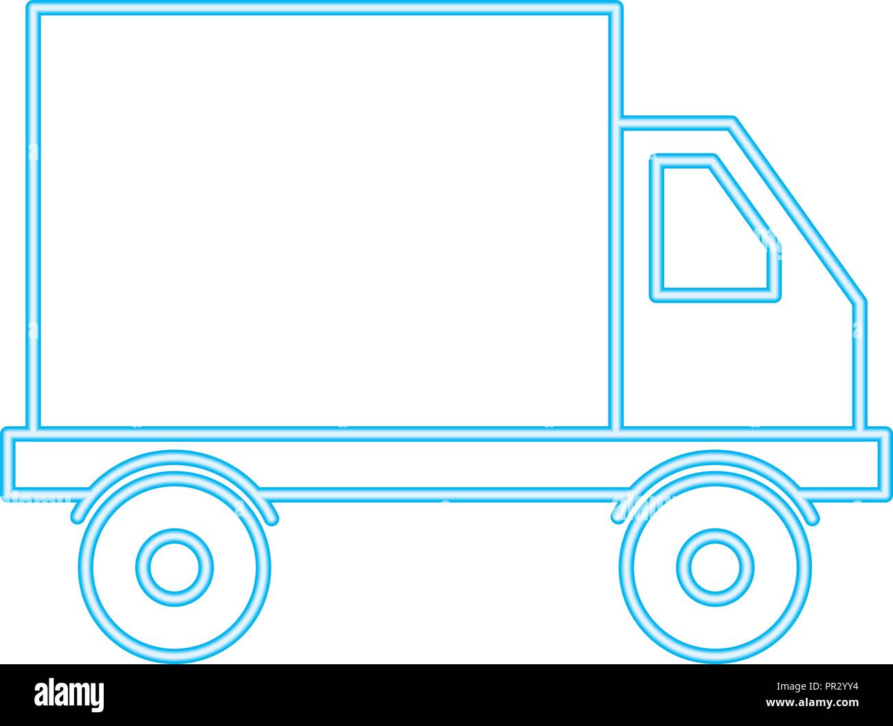 Neon distribution Stock Vector Images - Alamy