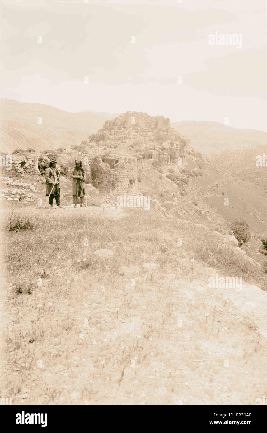 Northern views. Castle of Subeibeh above Banias. Castle also known as ...