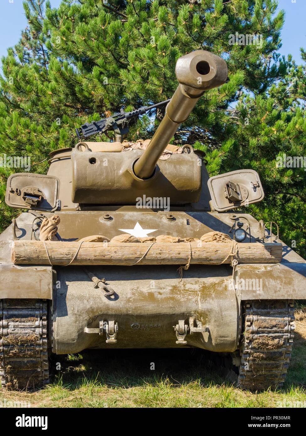 M36 tank destroyer WW2 era historical history renovated in Pivka Museum ...