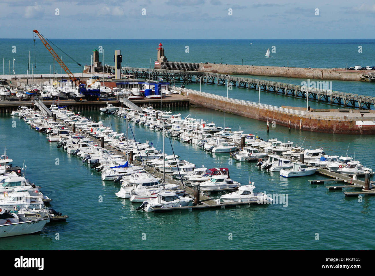 Fecamp harbour, Seine-Maritime, Normandy, France, Europe Stock Photo ...