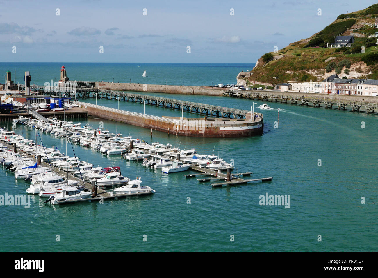 Fecamp harbour, Seine-Maritime, Normandy, France, Europe Stock Photo ...