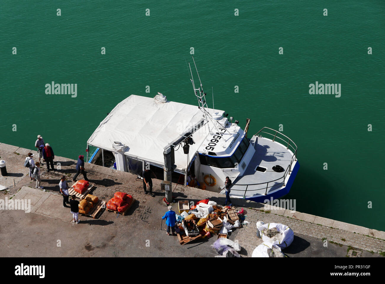 Fecamp fishing harbour, Seine-Maritime, Normandy, France, Europe Stock ...