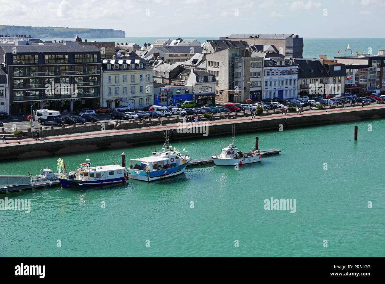 Fecamp fishing harbour, Seine-Maritime, Normandy, France, Europe Stock ...
