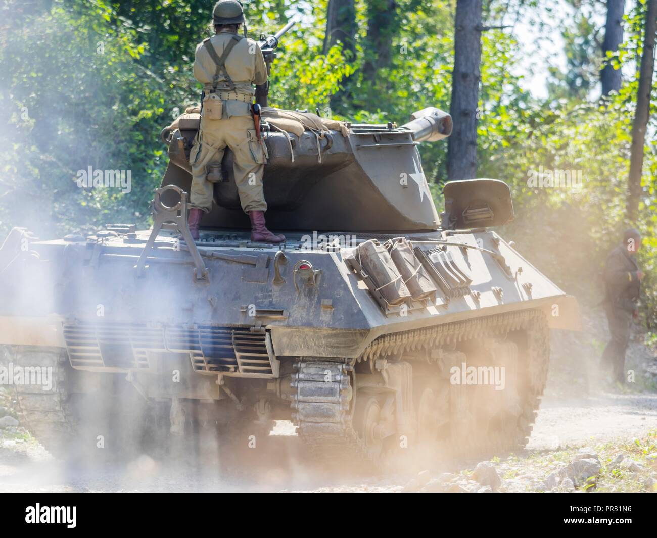 M36 tank destroyer WW2 era historical history renovated in Pivka Museum ...