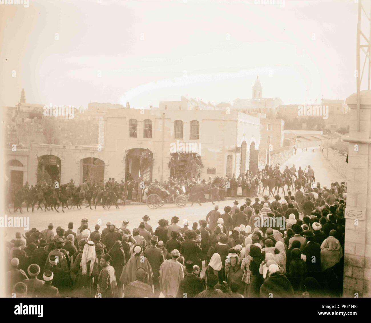 Turkish officers of high rank visiting Jerusalem Parade. Parade 12 ...