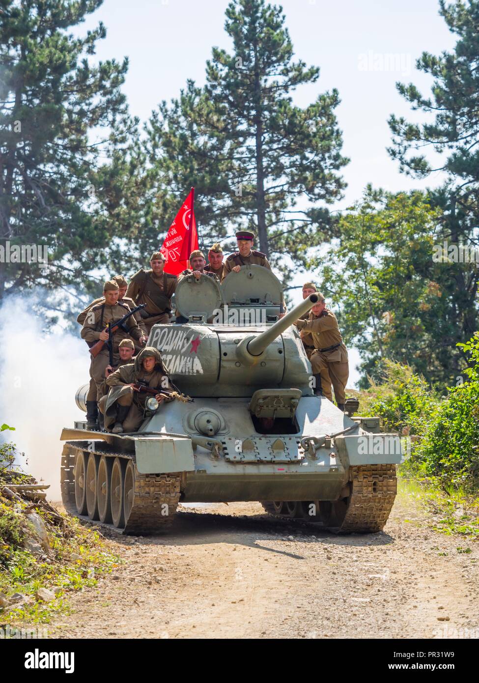 Ww2 tank flag hi-res stock photography and images - Alamy
