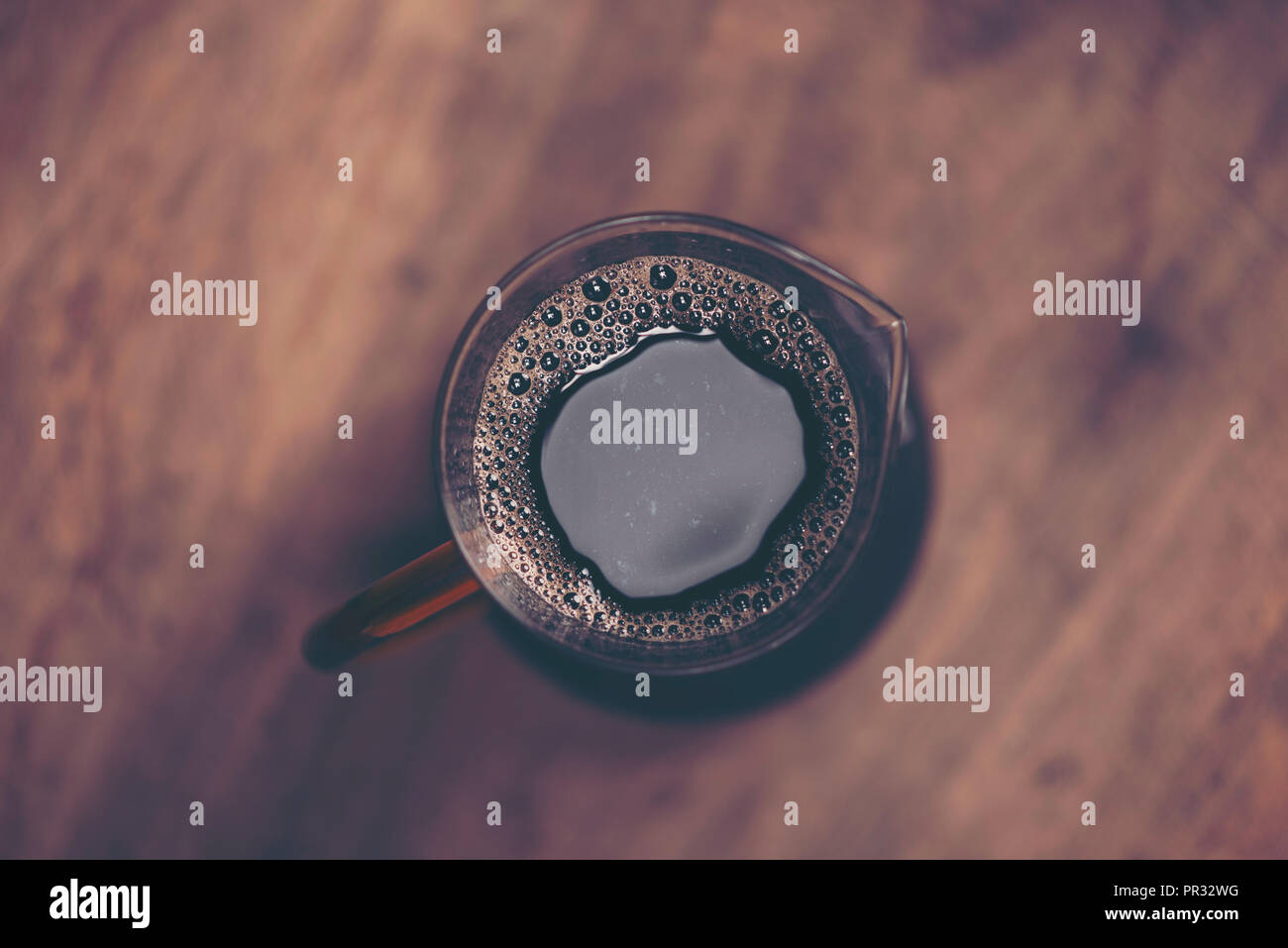 black coffee set, dark coffee filter Stock Photo - Alamy