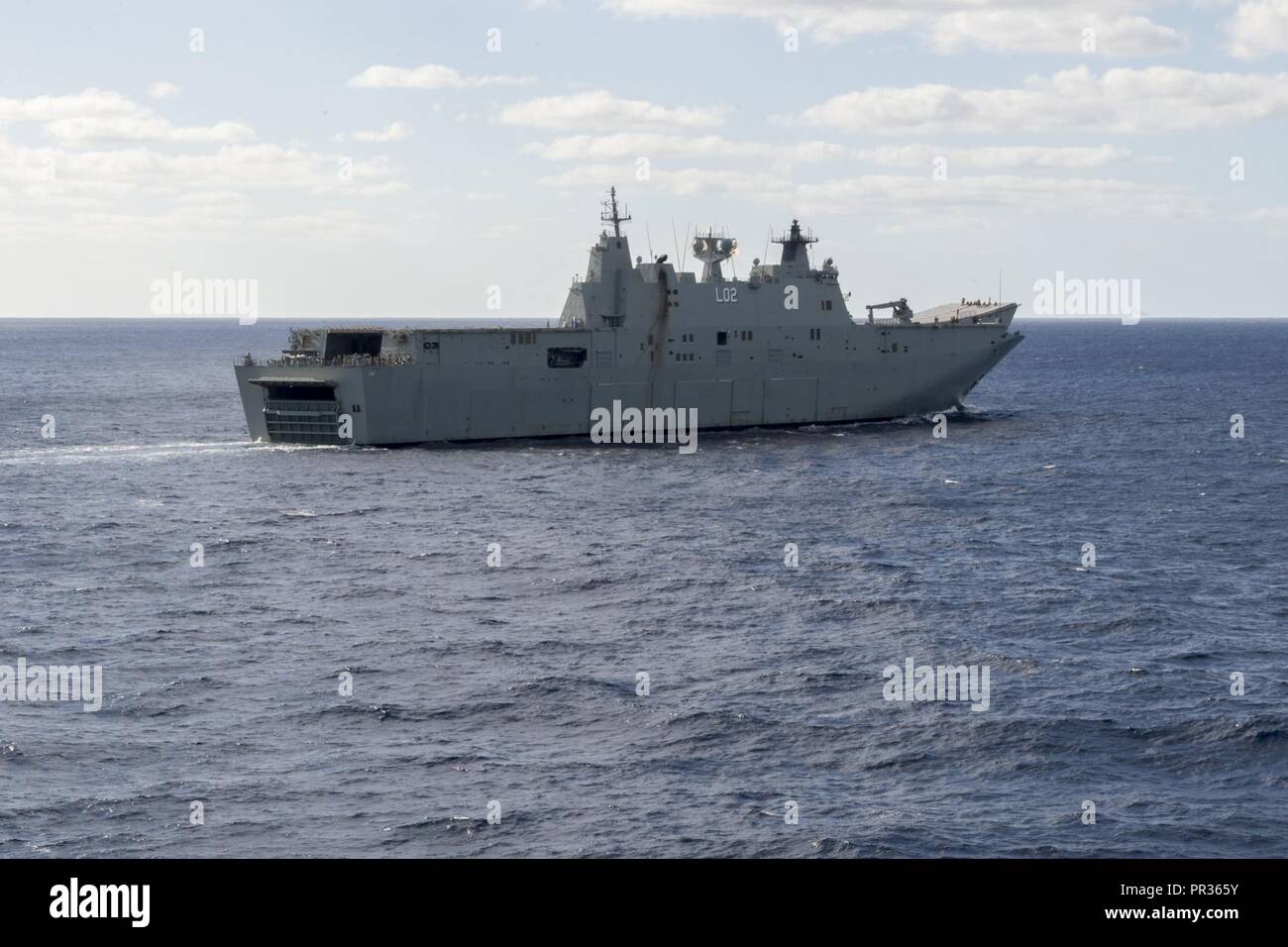 CORAL SEA (July 22, 2017) The Royal Australian Navy amphibious assault ...