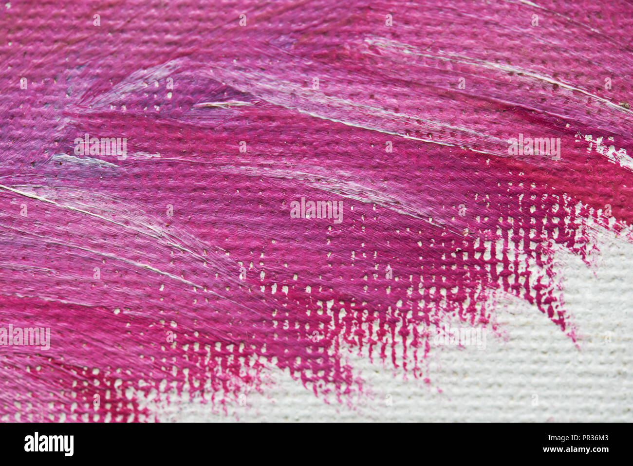 Abstract paint brushstrokes purple hi-res stock photography and images ...