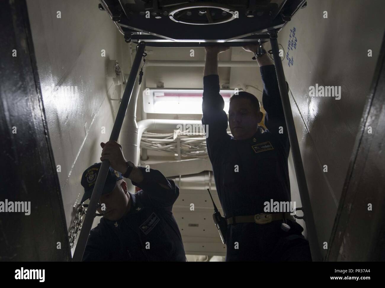 SOUTH CHINA SEA (July 28, 2017) Fire Conrtolman 3rd Class Nicholas ...