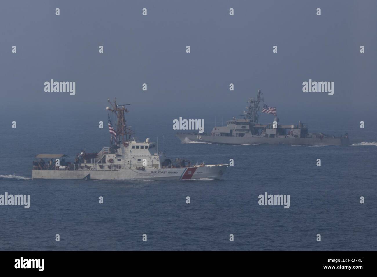 The USCGC “Maui” (WPB-1304), a U.S. Coast Guard Island-class Cutter ...