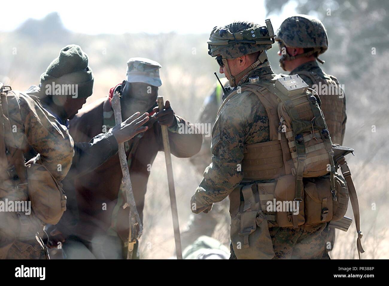 Members of the 2nd Battalion, 327th Infantry Regiment, 101st Airborne ...