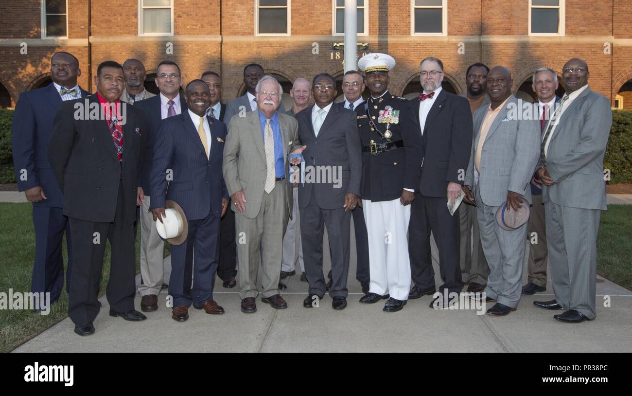 U.S. Marine Corps Lt. Gen. Ronald L. Bailey poses for a photo with ...