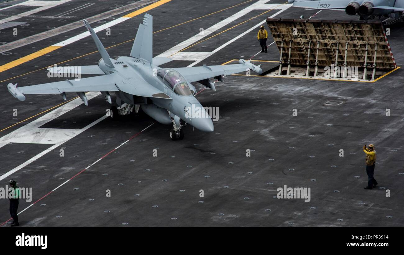 PACIFIC OCEAN (July 31, 2017) An E/A-18G Growler assigned to the ...