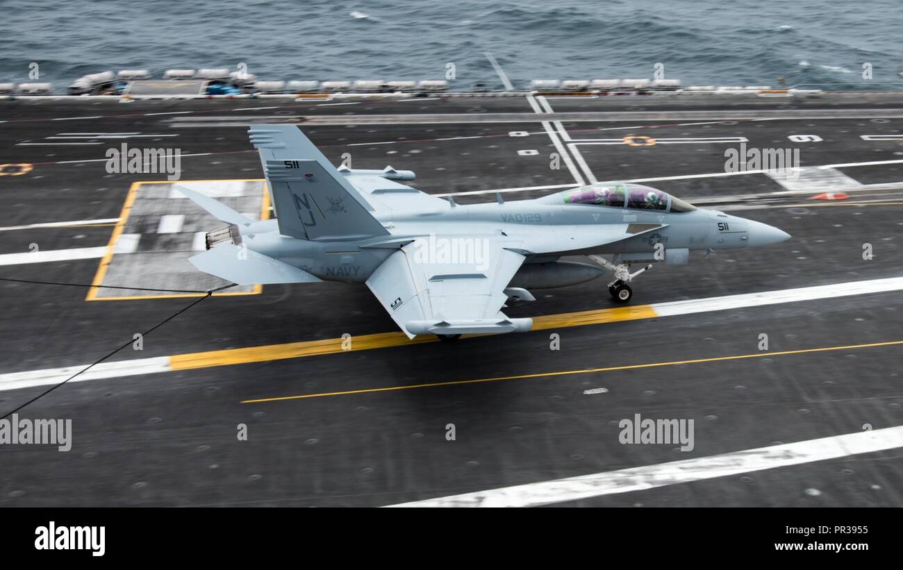 PACIFIC OCEAN (July 31, 2017) An E/A-18G Growler assigned to the ...