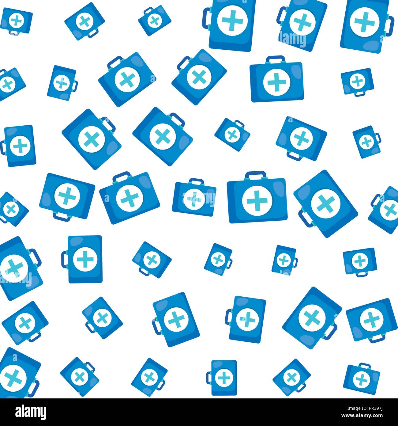 medical kit pattern background vector illustration design Stock Vector ...