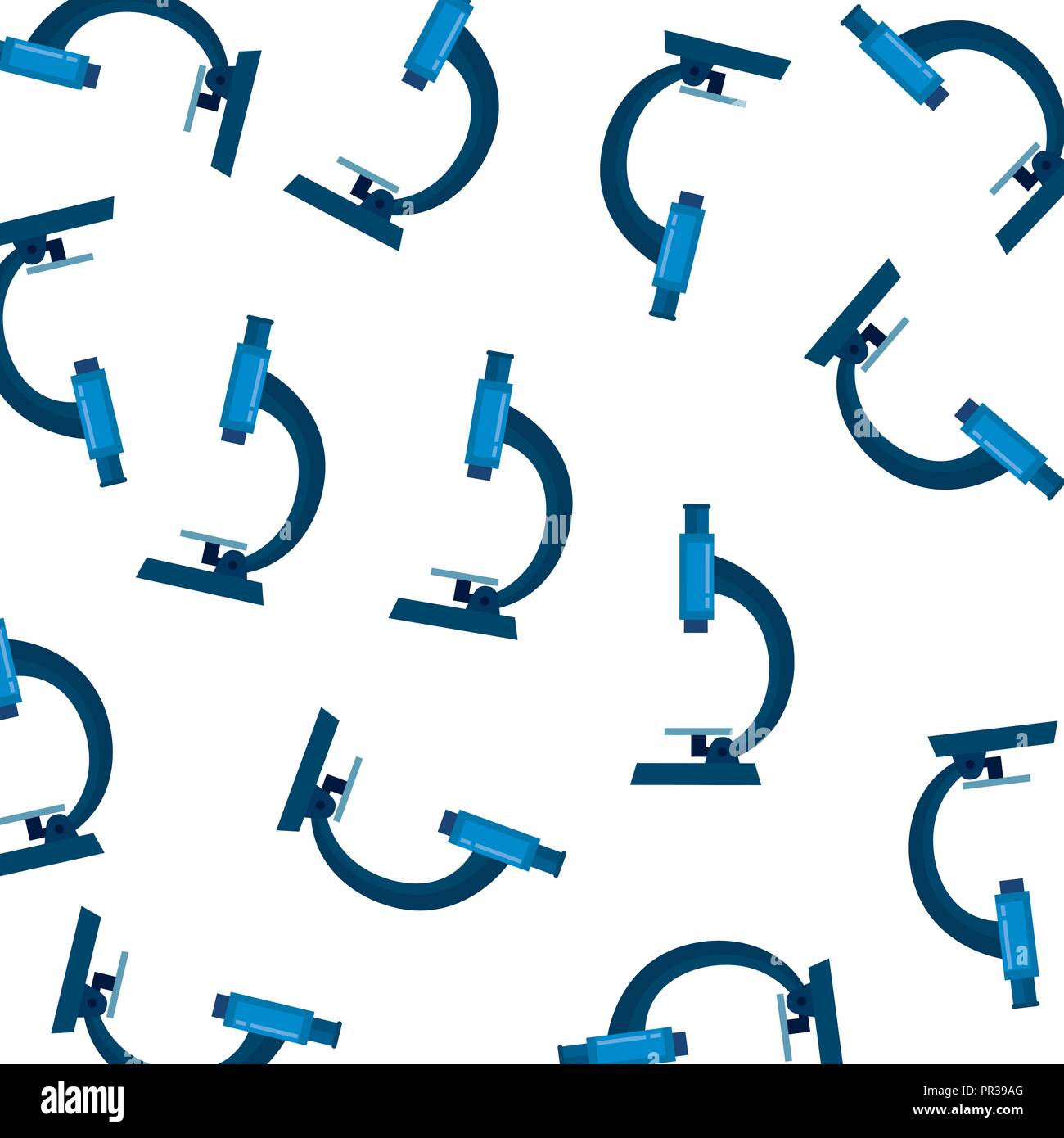 microscope lab pattern background vector illustration design Stock ...