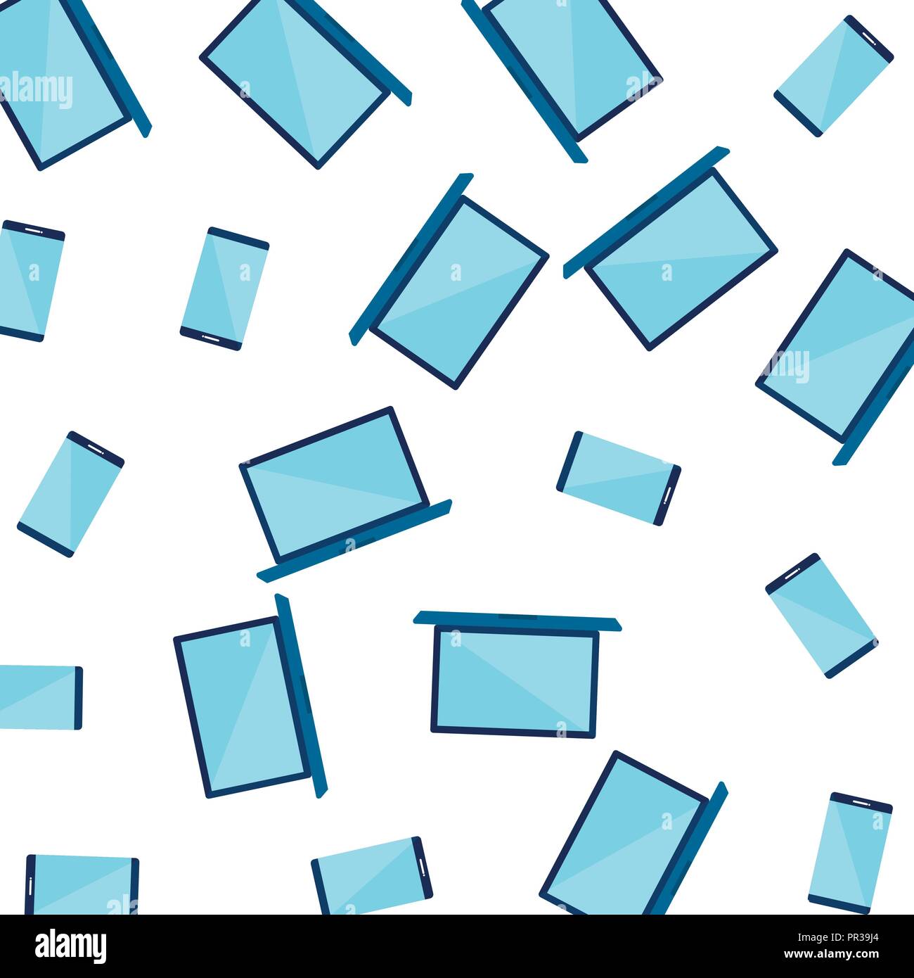 laptop computer pattern background vector illustration design Stock ...