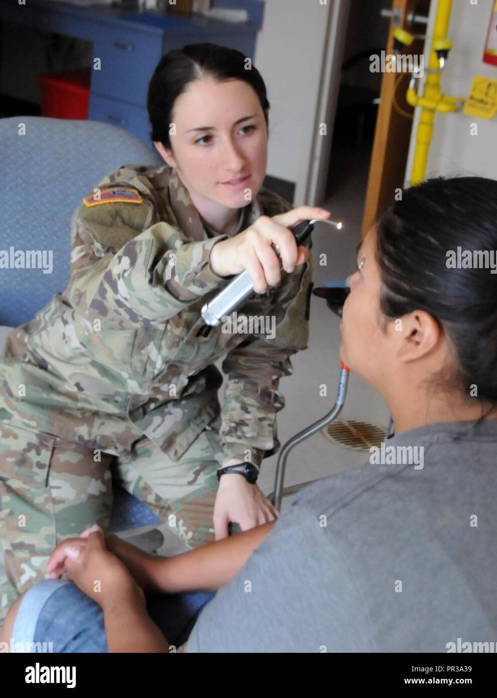Capt. Emy Thompson, an active duty optometrist assigned to 179th ...