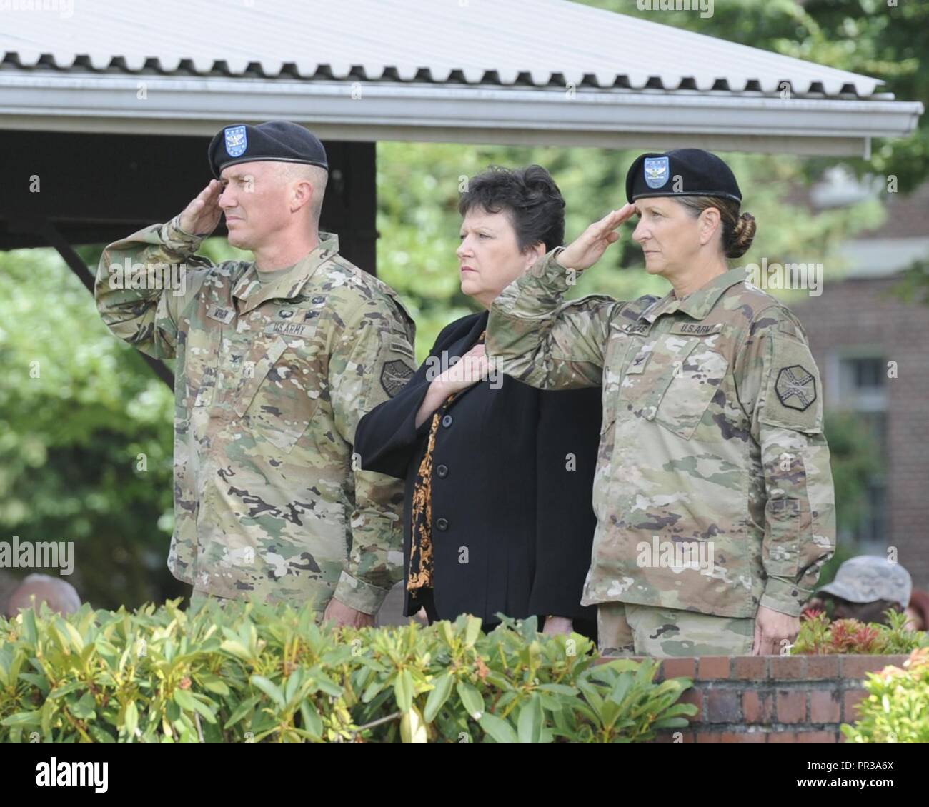 Colonel Daniel S. Morgan relinquishing Garrison Command of Joint Base ...