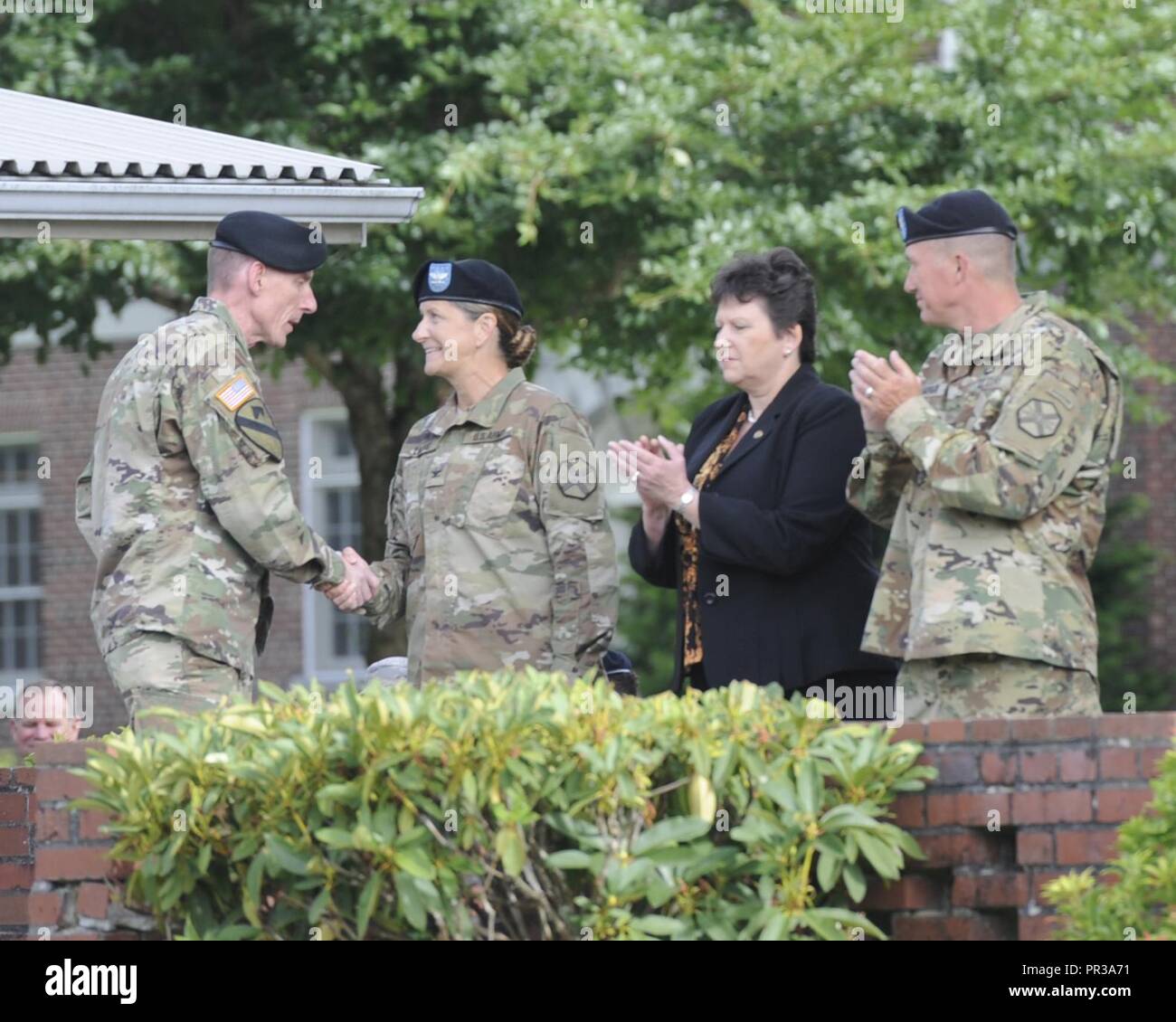 Colonel Daniel S. Morgan relinquishing Garrison Command of Joint Base ...