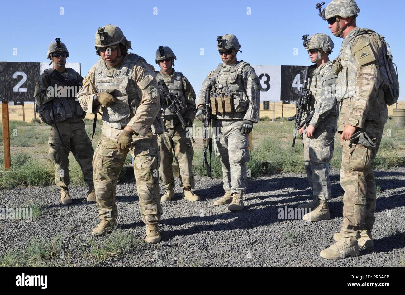 Oregon Army National Guard Sgt. Dustin Hagglund, an infantryman with ...
