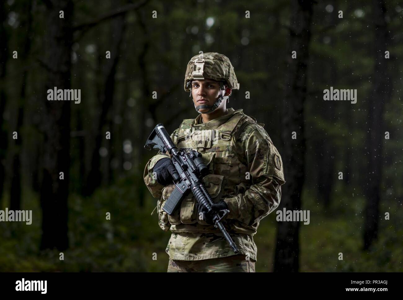 Sgt. Ian Rivera-Aponte, a U.S. Army Reserve sniper and infantryman with ...