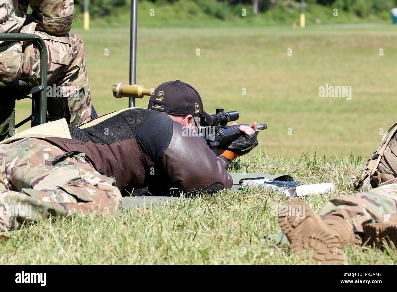 Sgt. 1st Class Brandon Green, a shooter/instructor with the U.S. Army ...