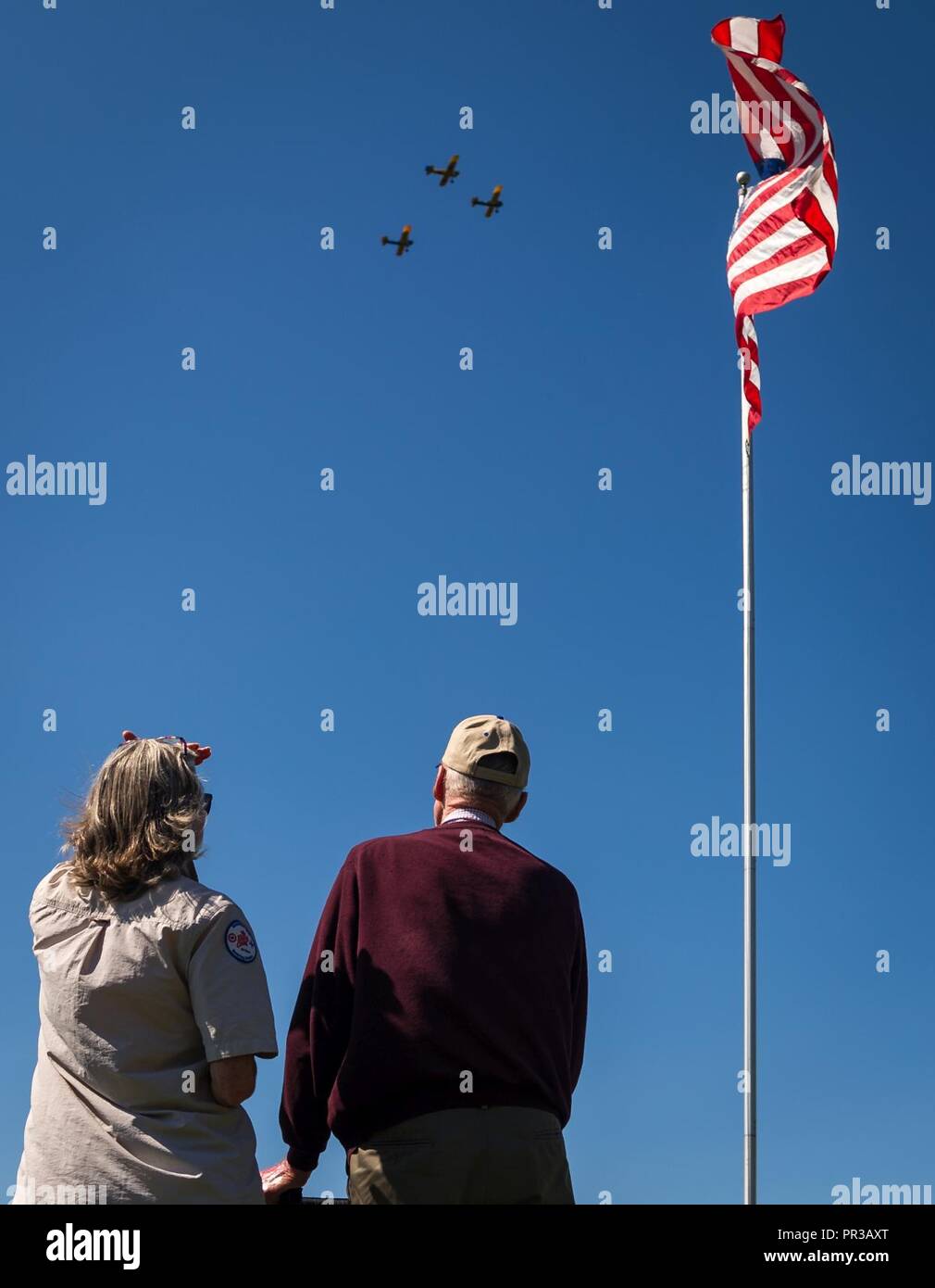 Al Tucker Jr. and his daughter, Sue Tucker Brander, watch David Brown ...