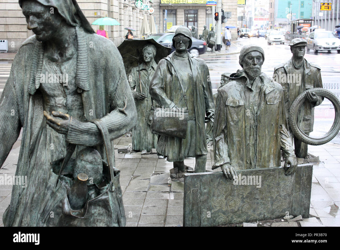 The sculpture called Passage by Jerzy Kalina on Swidnicka street in ...