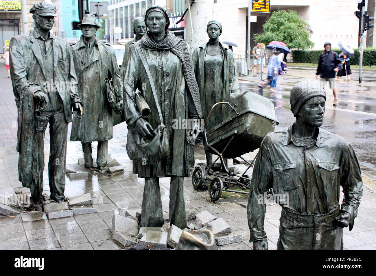 The sculpture called Passage by Jerzy Kalina on Swidnicka street in ...