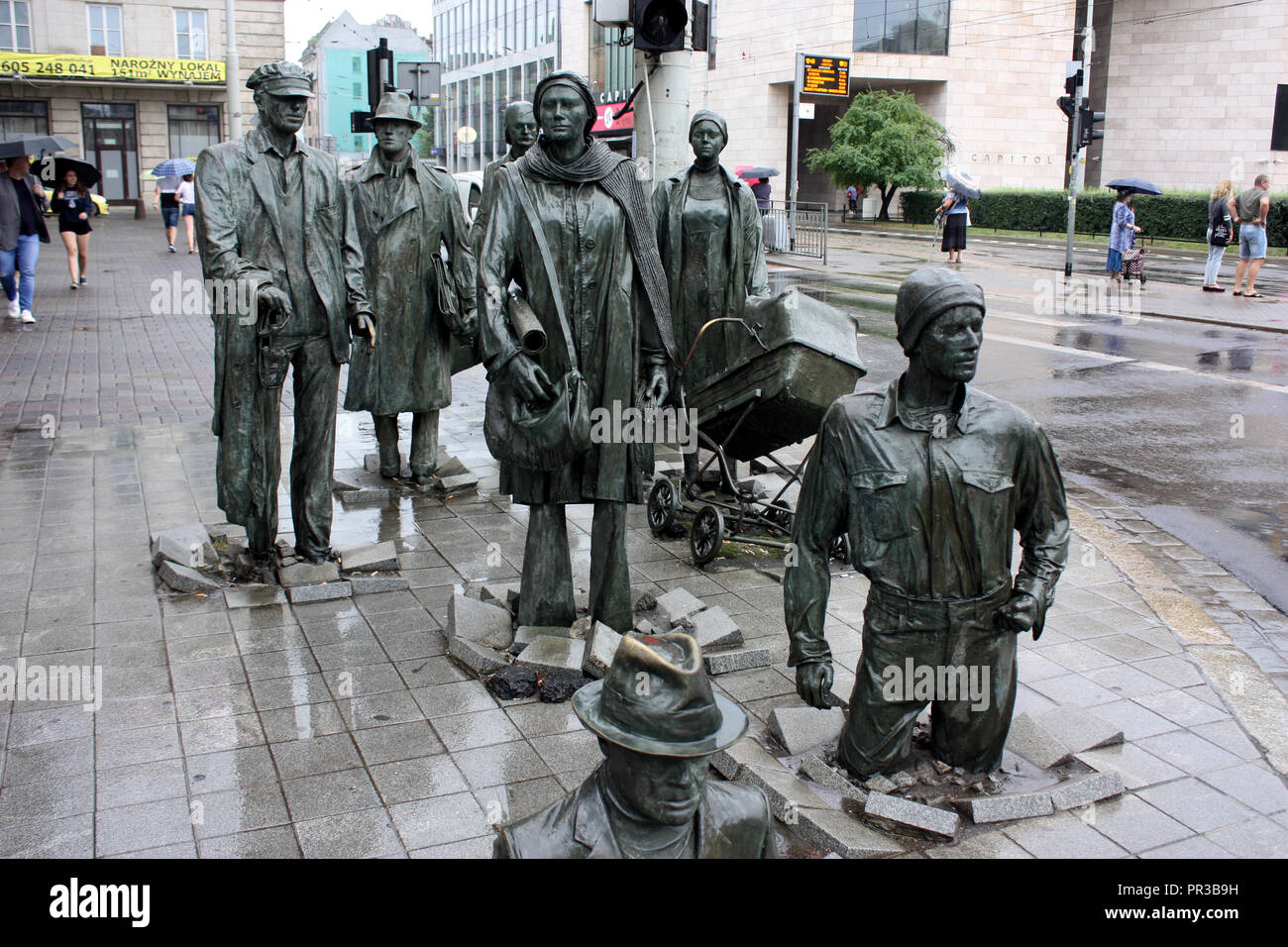 The sculpture called Passage by Jerzy Kalina on Swidnicka street in ...