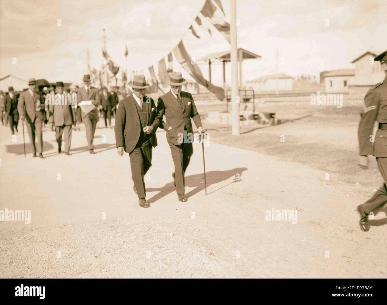 Opening day of Shell at Haifa. 1934, Israel, Haifa Stock Photo - Alamy