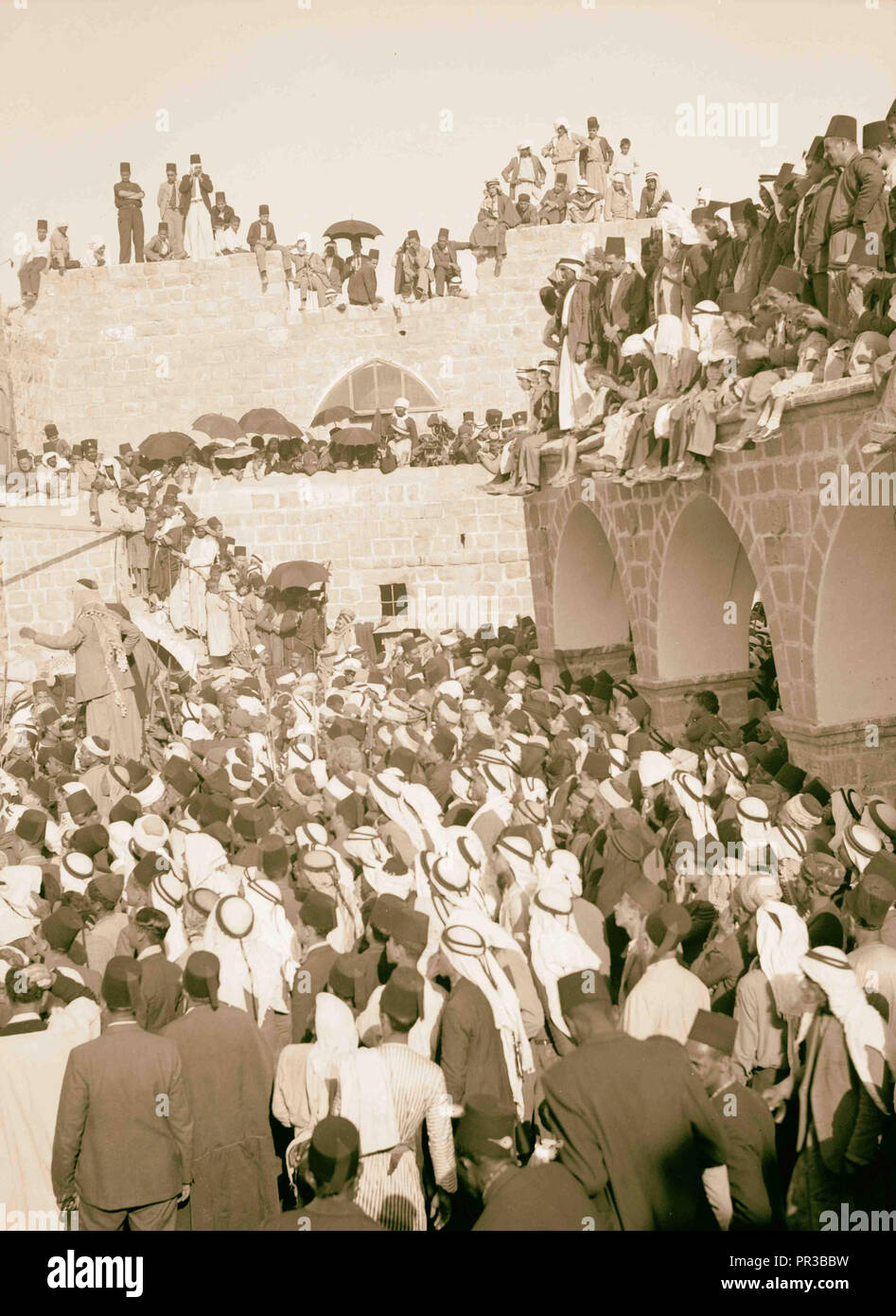 Neby Mousa 1937 at shrine and Jerusalem procession at the shrine of ...