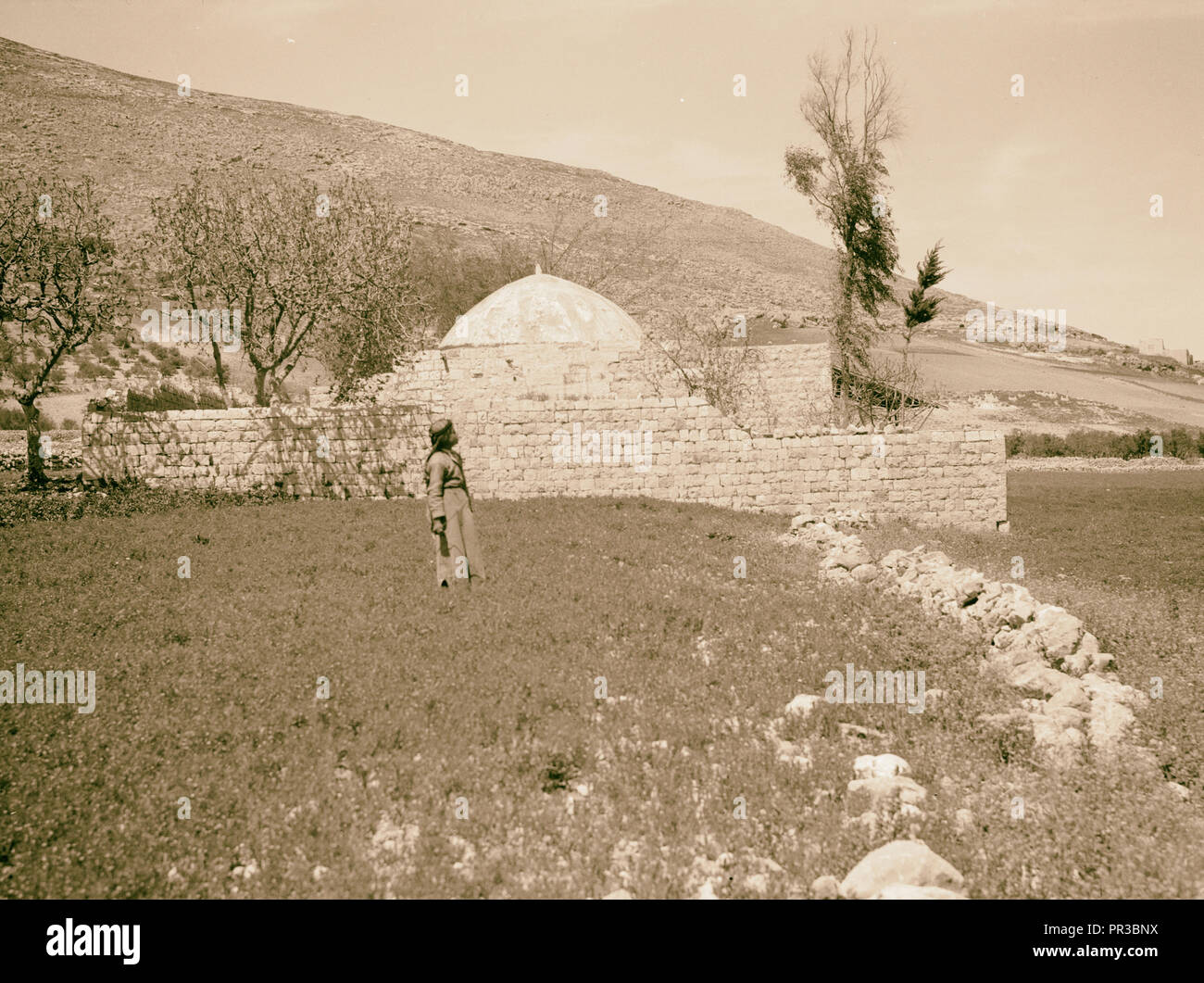 Joseph's Tomb. 1934, West Bank, Nablus, Middle East, Middle East Stock ...